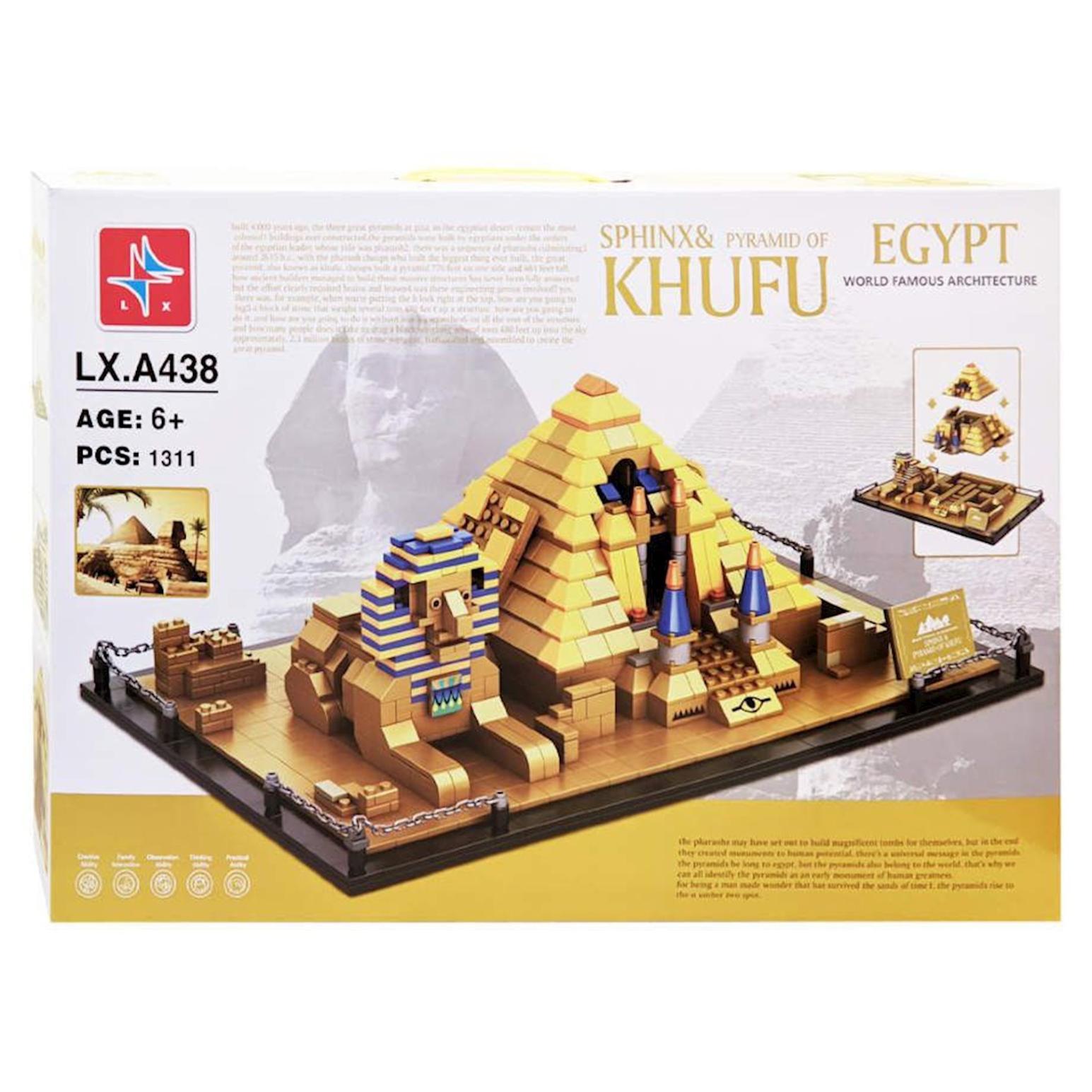 Great Pyramid of Giza & Sphinx Egypt Building Blocks Toys Puzzle Set ...